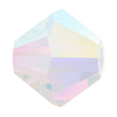 Bicone Preciosa Crystal AB 2X 00030 200 AB 2X - 3,6x4mm (40)