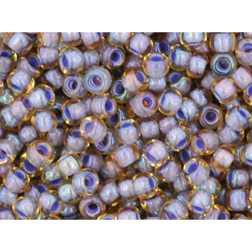 926 - Toho beads 11/0 light topaz/opaque lavender