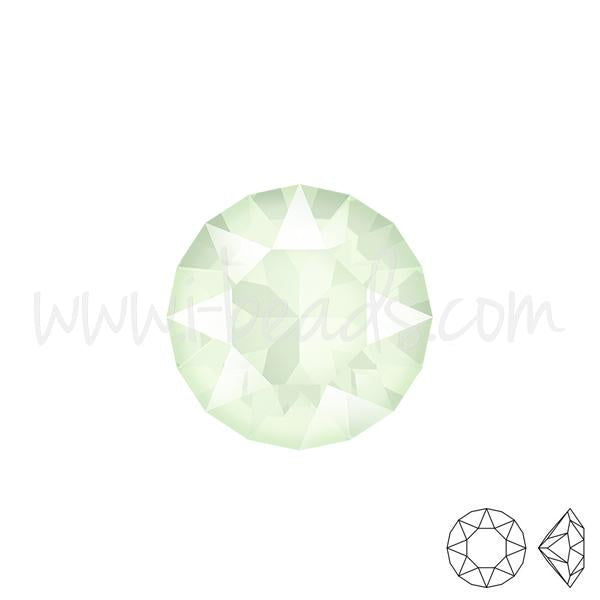 Swarovski 1088 xirius chaton crystal powder green 6mm-ss29